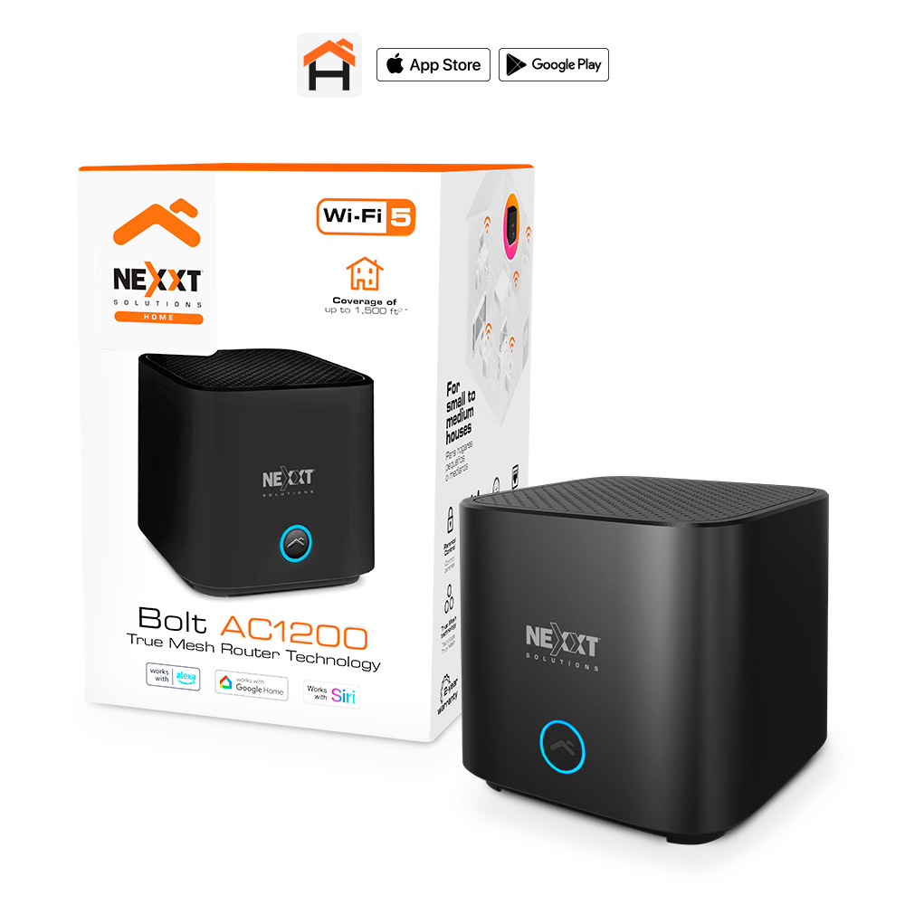 Nexxt Home Bolt AC1200 Mesh Wi-Fi Router - Promotech