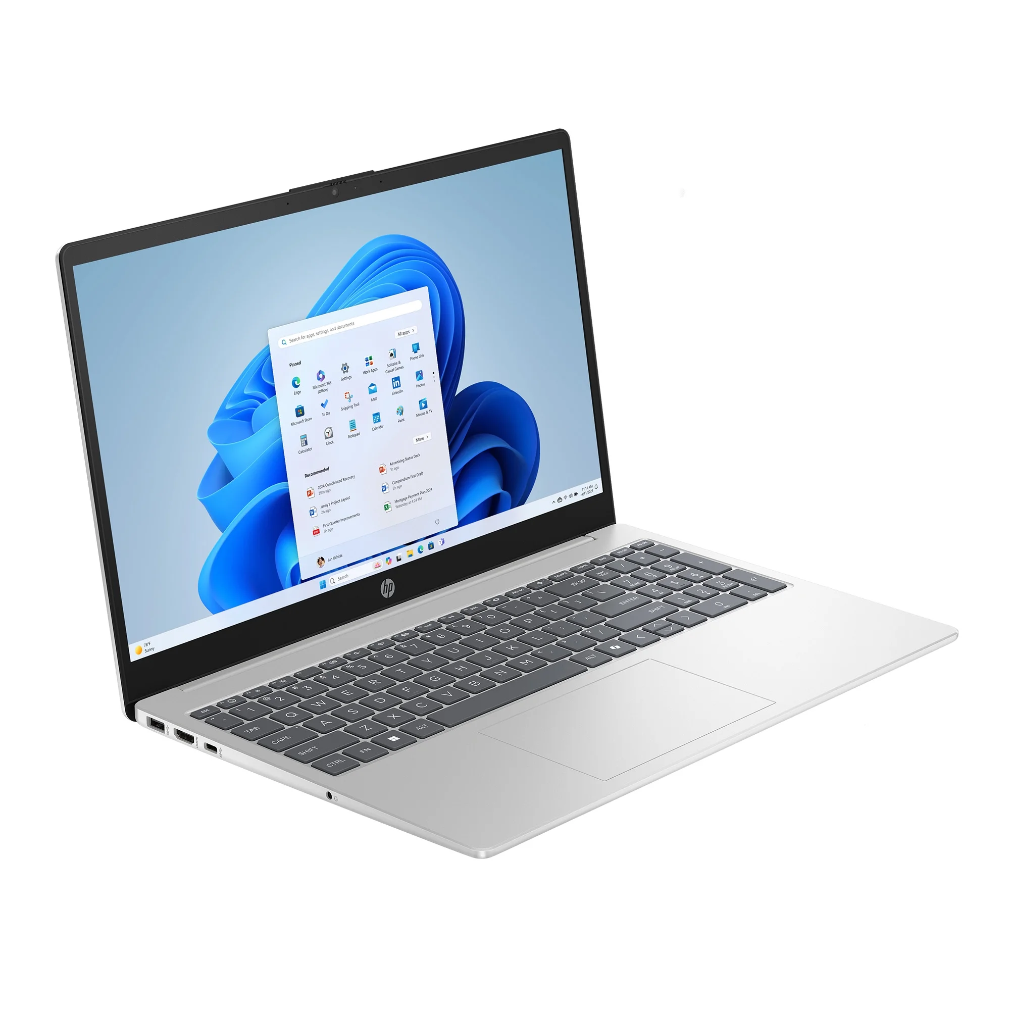 HP Laptop 15-fc0047wm – AMD Ryzen 7 – 7730U / up to 4.5 GHz – Win 11 ...
